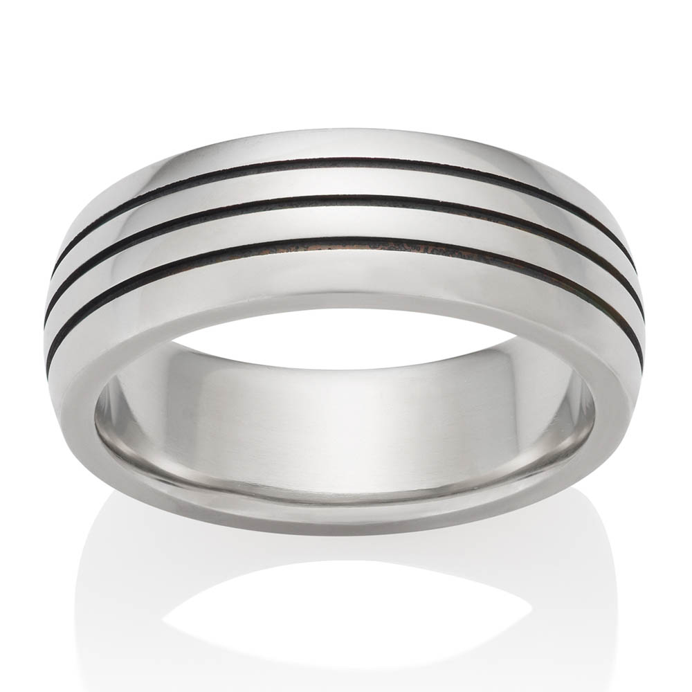 Stainless Steel Rings and Wedding Bands for Men and Women | Blacksmith ...