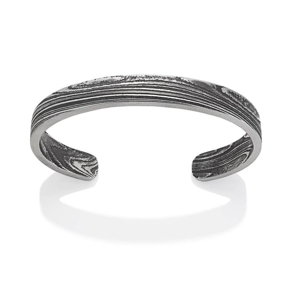 Damascus Cuff: 10mm, Signature Twist