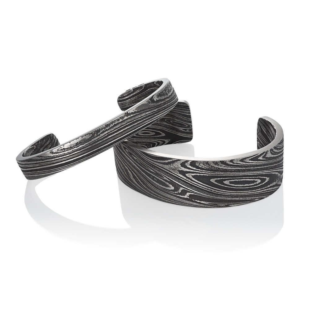 Damascus Cuff: 10mm, Signature Twist